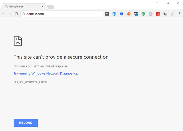 How to Fix ERR_SSL_PROTOCOL_ERROR in Google Chrome